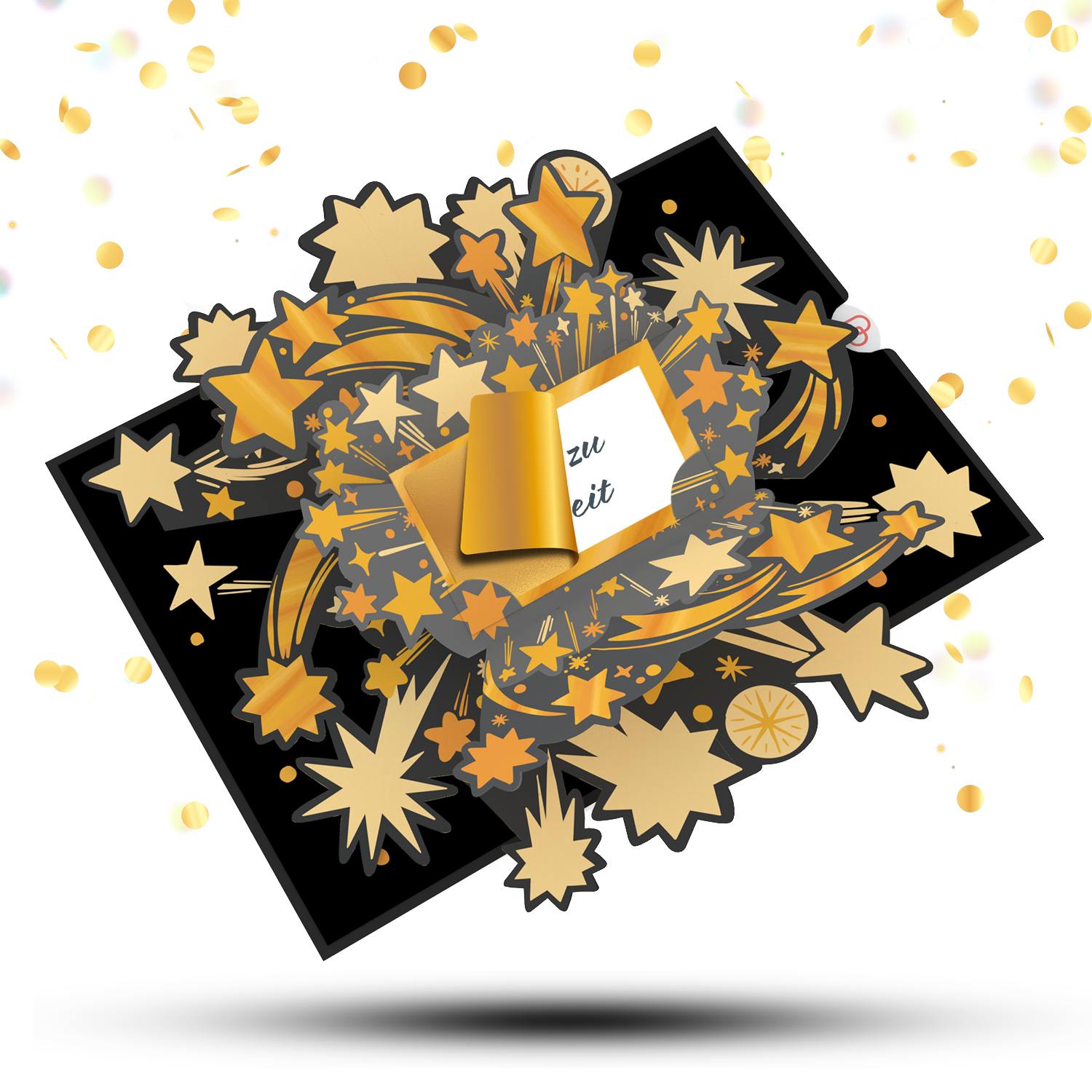Goldenes Ticket Pop-Up Karte | papercrush